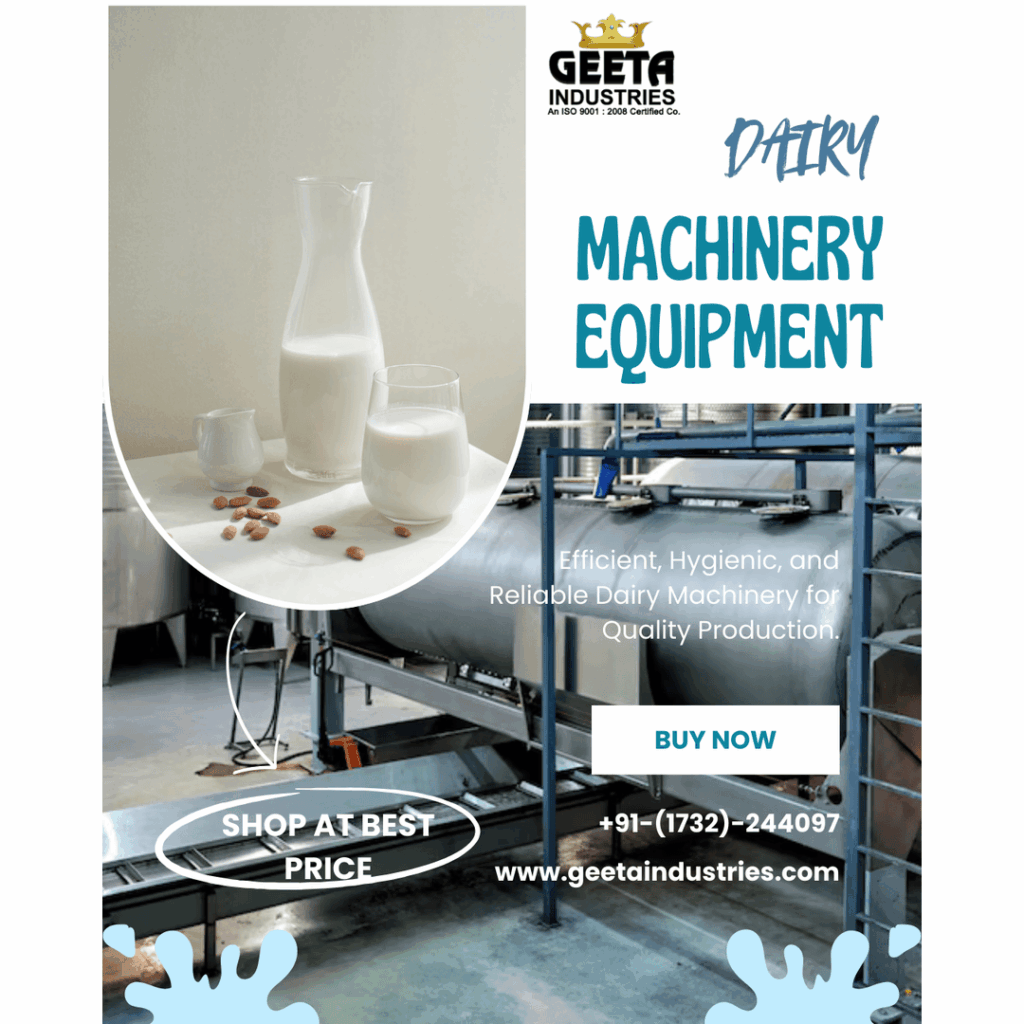 High-Quality Dairy Machinery Equipment – Efficient & Hygienic Solutions ...